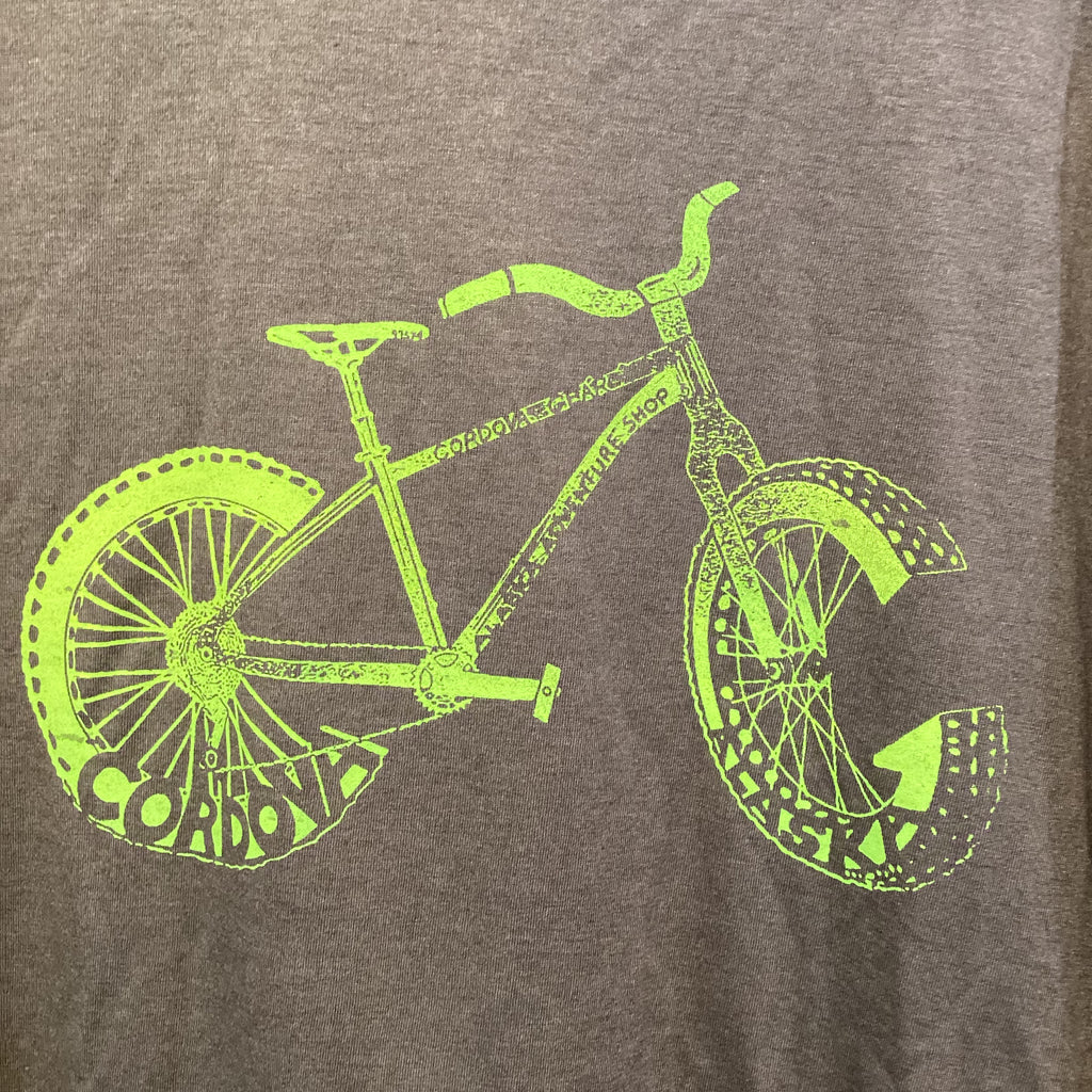 Fat Bike Logo Cordova, Alaska Long Sleeve T-shirt Gray – Alaska ...