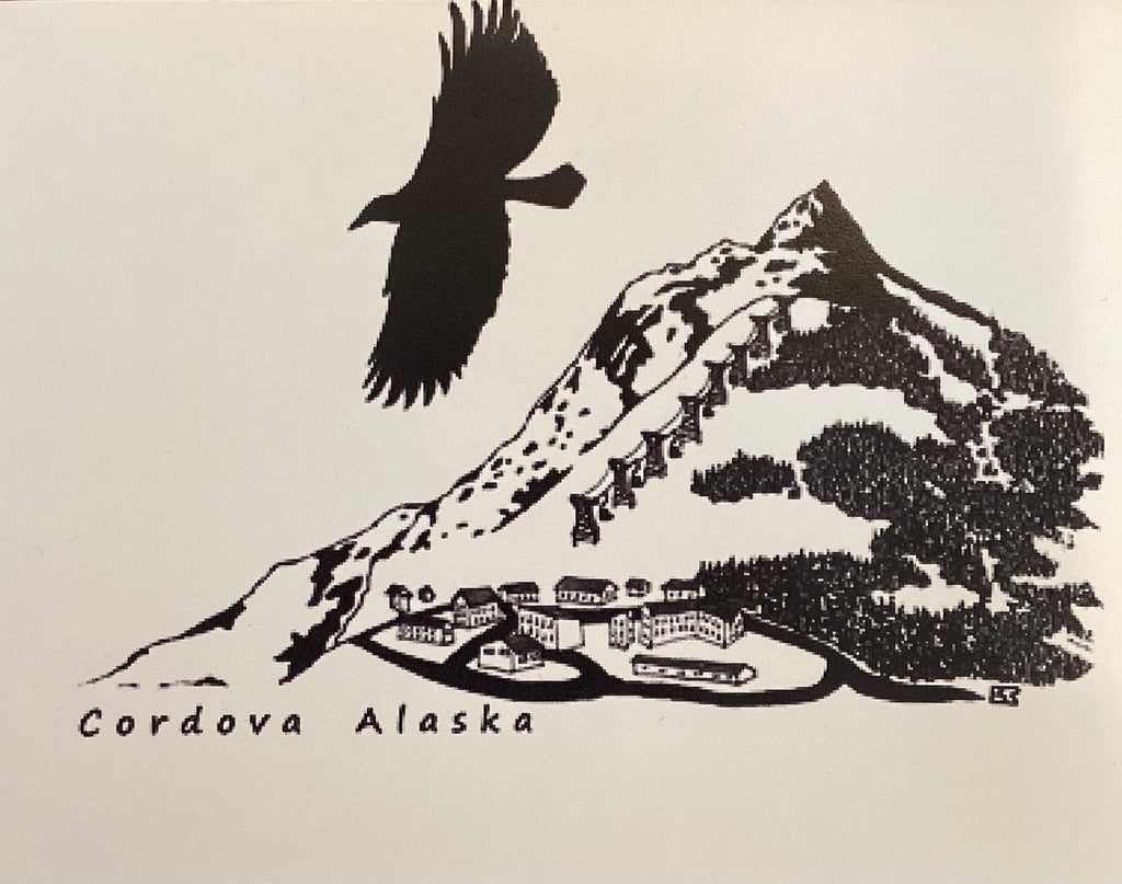 Mt. Eyak Gift Card and envelope – Alaska Adventure Shop